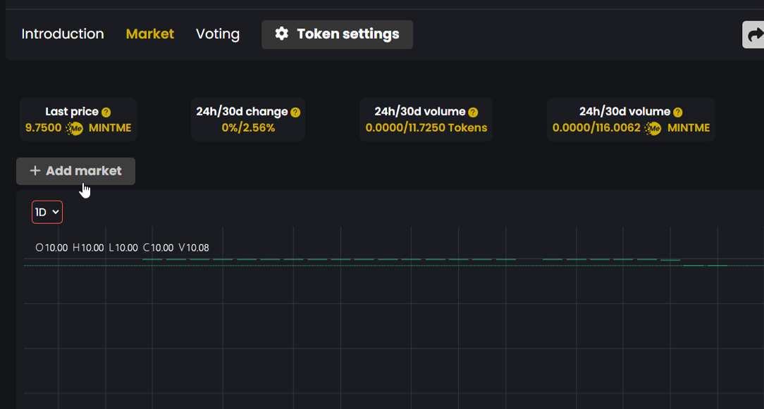 How to open a new market pair for your token | mintMe