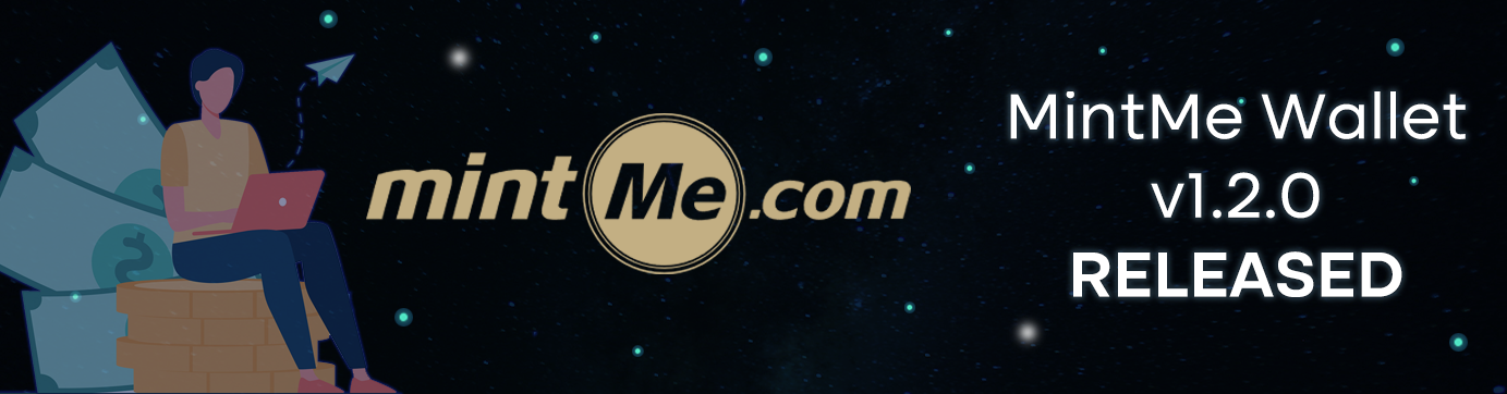New MintMe Wallet v1.2.0 | mintMe