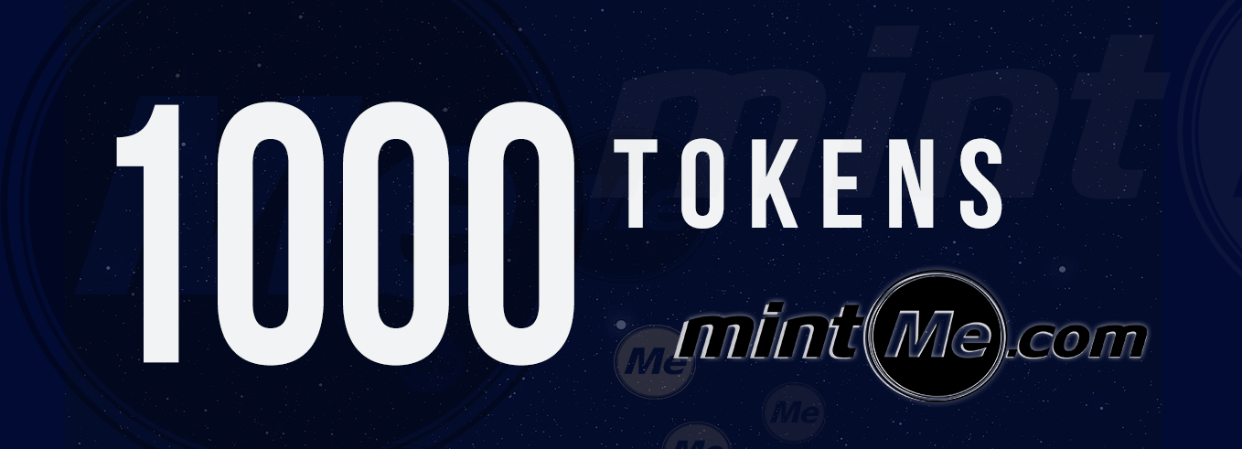 1000 Tokens created at mintMe | mintMe