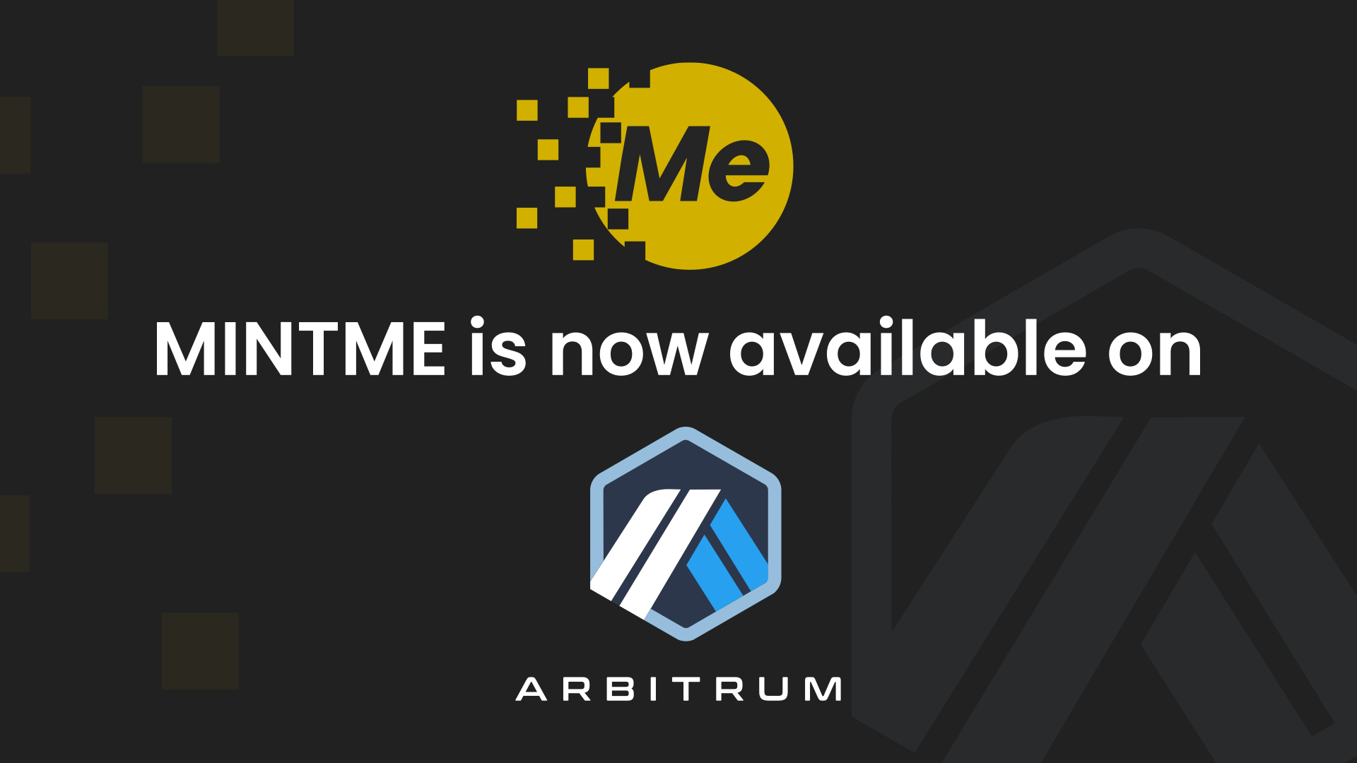 MINTME is now available on Arbitrum! | mintMe