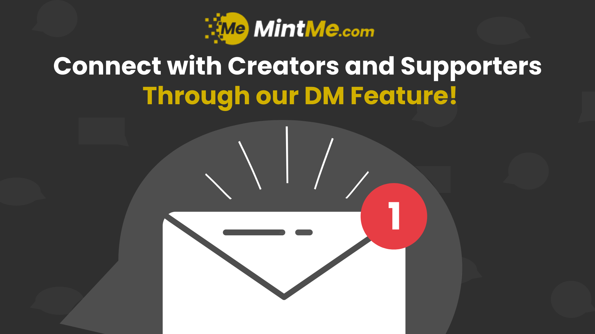 Connect with Creators and Supporters Through our DM Feature! | mintMe