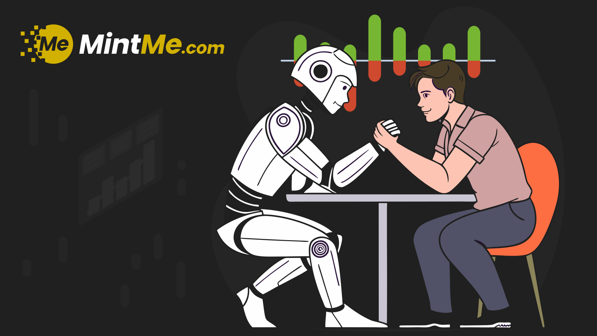 AI Agents vs Human Traders – Who Is the Better Crypto Investor? | mintMe